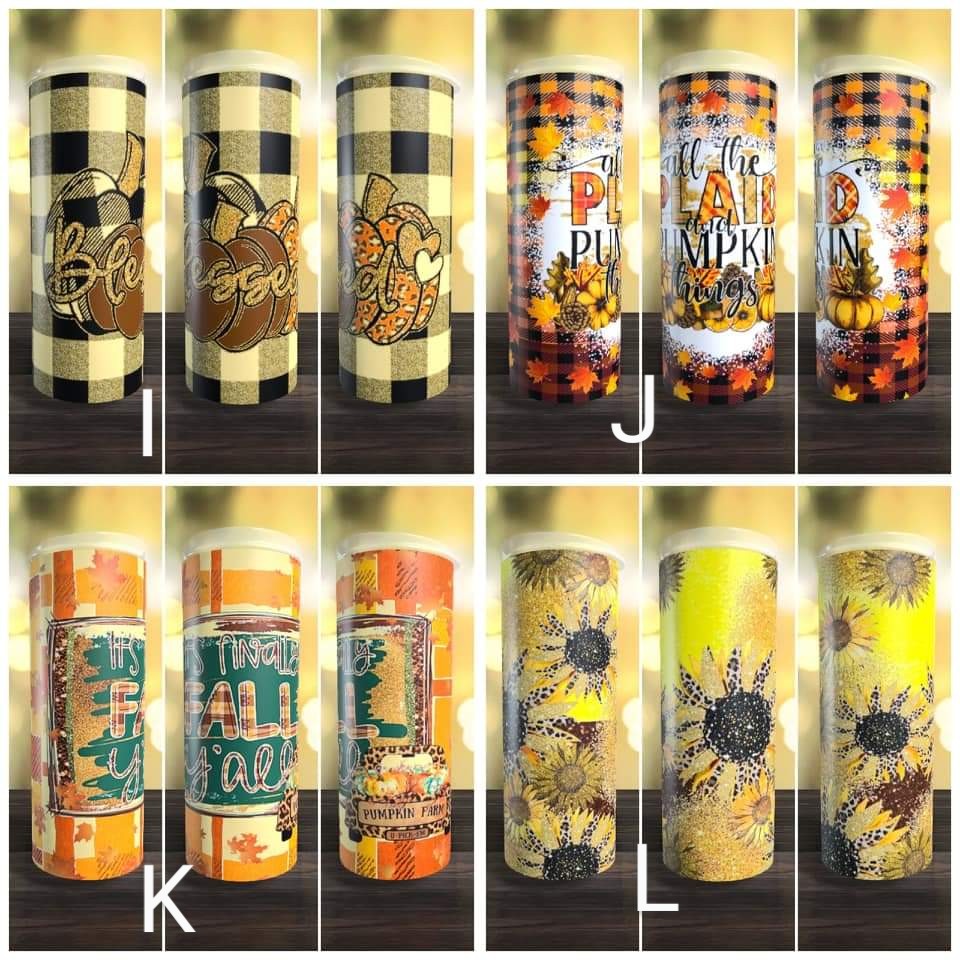 Fall Tumblers – Creative Cove Designs